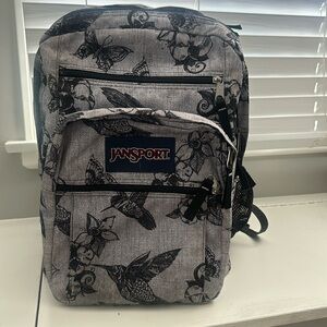 Jansport | Bags | Jansport Big Student Backback Hummingbird Design ...